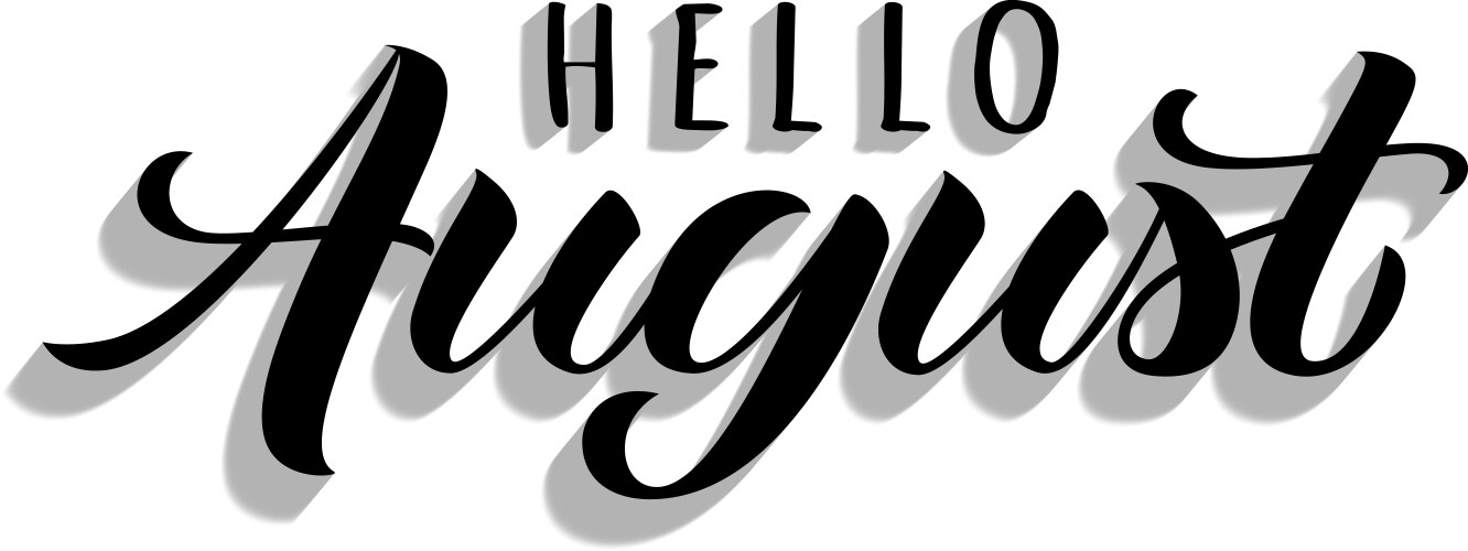 August Word Vector Images (over 850)