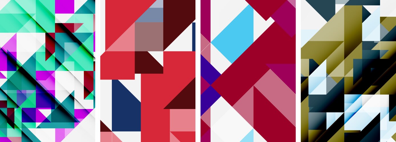 Random Triangle Pattern Vector Images (over 14,000)