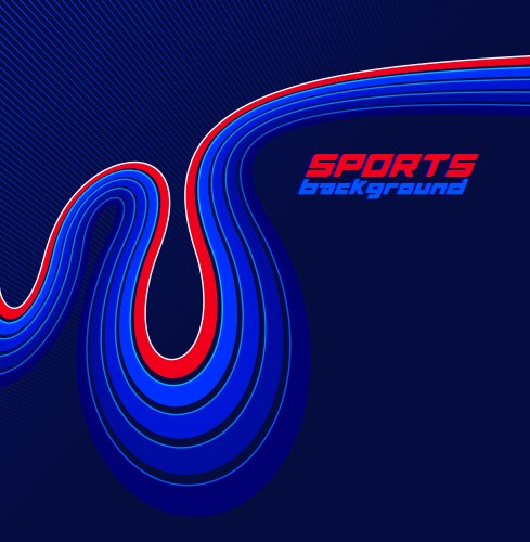 Sports activities games and racing linear Vector Image
