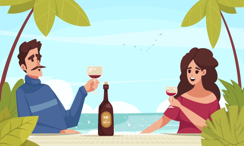 Wine making cartoon Royalty Free Vector Image - VectorStock