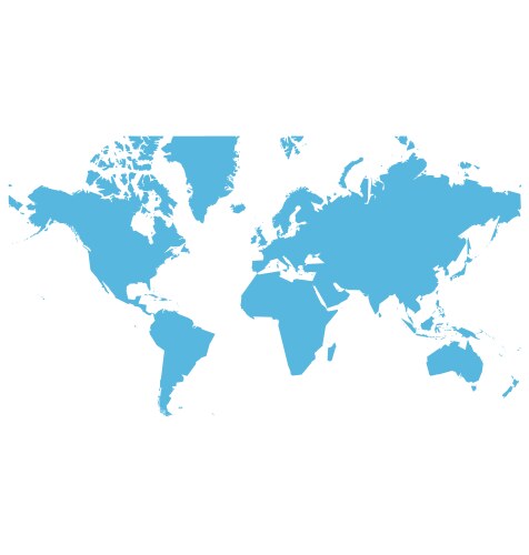 World map basic dots Royalty Free Vector Image