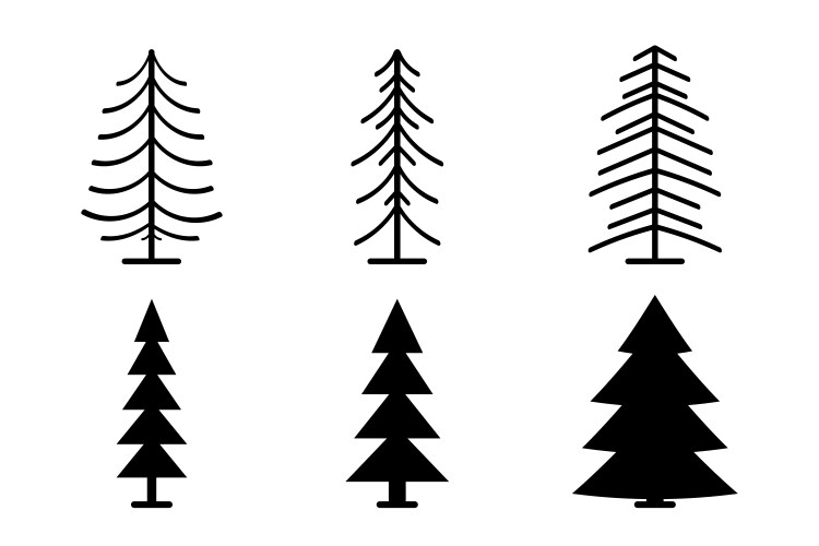 Fir Tree Outline Vector Images (over 12,000)