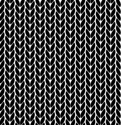 Knitting pattern texture seamless Royalty Free Vector Image