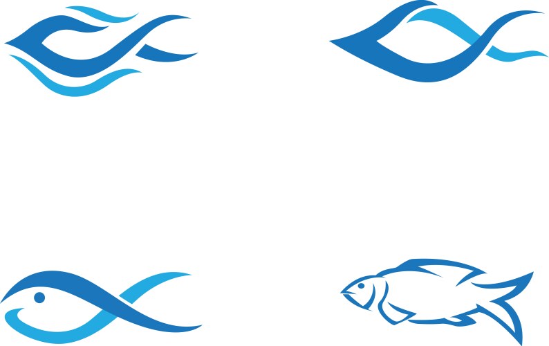 Infinity fish logo Royalty Free Vector Image - VectorStock