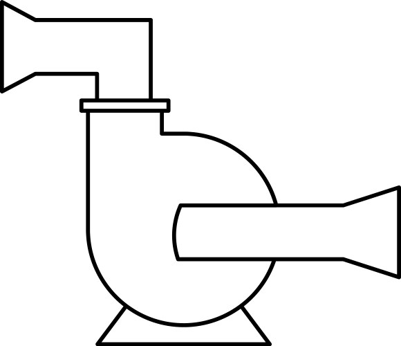 Centrifugal Pump Icon Royalty Free Vector Image