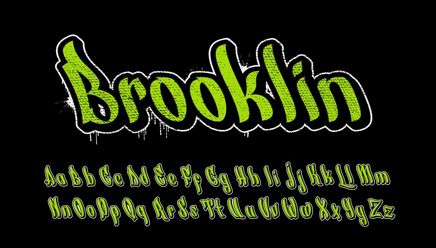 Graffiti Font Vector Images (over 22,000)