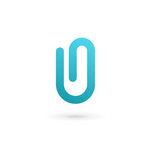 Monogram zero and one logo icon template Vector Image