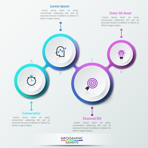 Personal growth development brochure template Vector Image