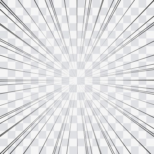 Comic book action lines speed manga frame Vector Image