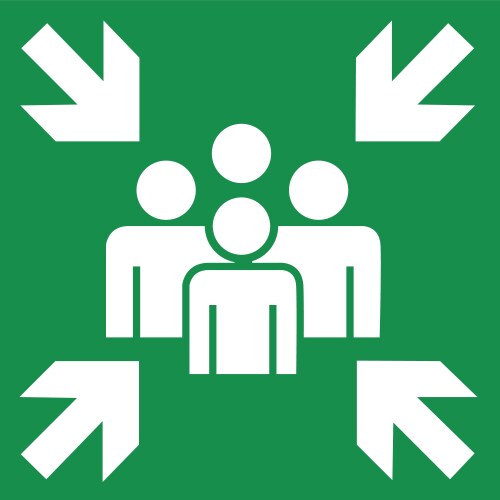 Fire evacuation infographic posters set flat Vector Image