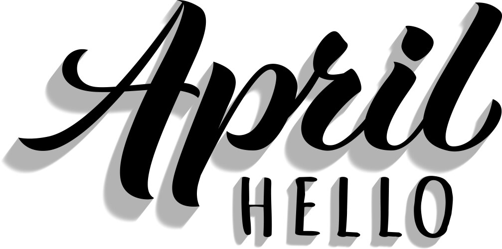 April Lettering Vector Images (over 11,000)