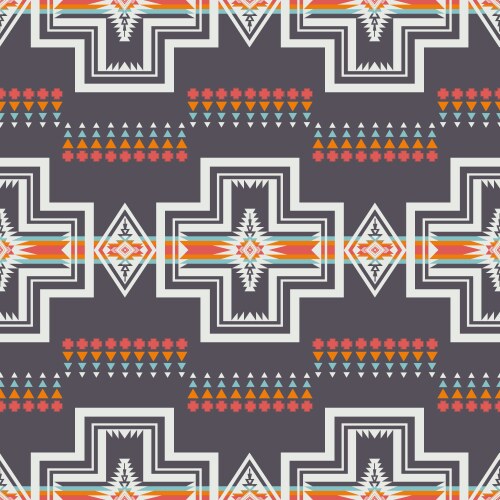 Native american indian geometric pattern Vector Image