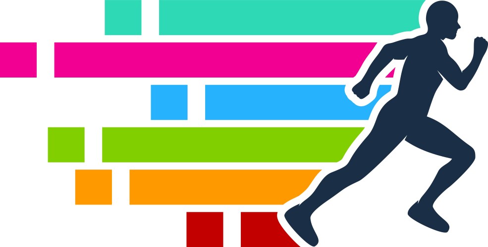 Dot Runner Vector Images (over 350)