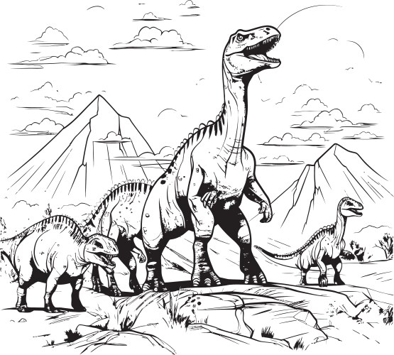 Stegosaurus splendor graphics for dinosaur Vector Image