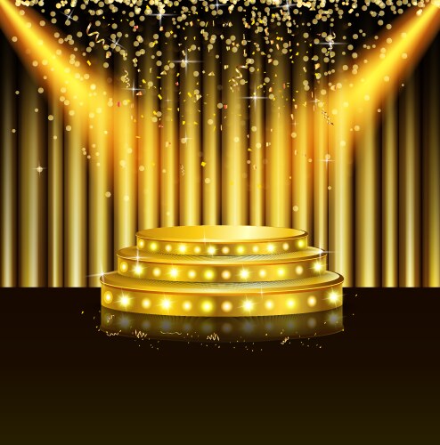 Theater stage background Royalty Free Vector Image