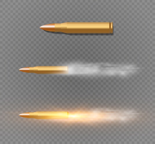 Flying bullet Royalty Free Vector Image - VectorStock