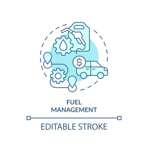 Split systems soft blue concept icon Royalty Free Vector