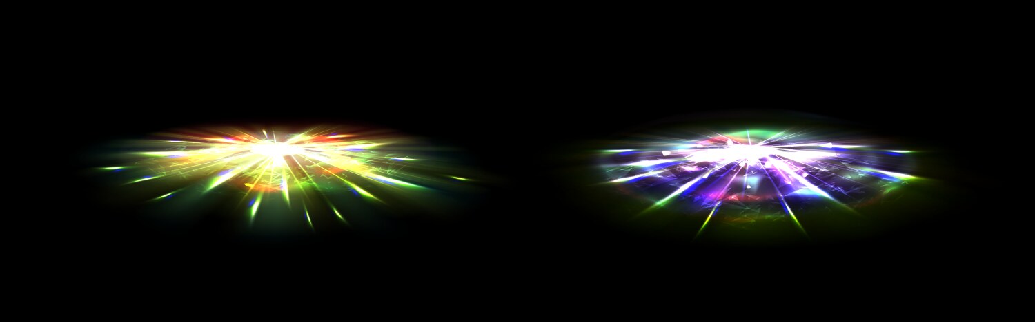 Diamond flare overlay effect Royalty Free Vector Image