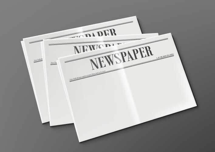 Blank Newspaper Vector Images (over 9,000)