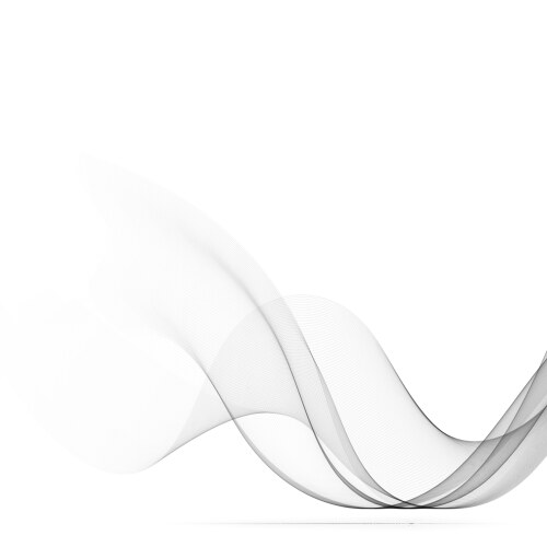 Soft abstract swoosh wave lines border layout grey