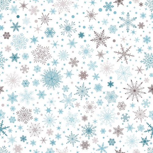Falling snow vertical frame seamless pattern Vector Image