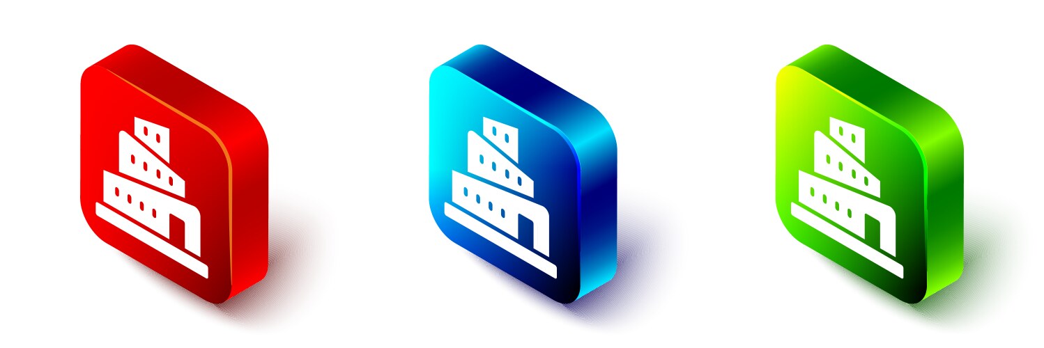 Black babel tower bible story icon isolated Vector Image