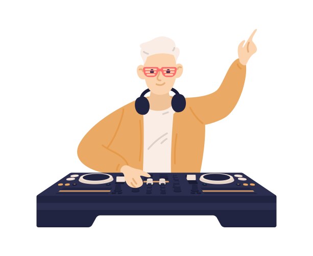 Disc jockey Royalty Free Vector Image - VectorStock