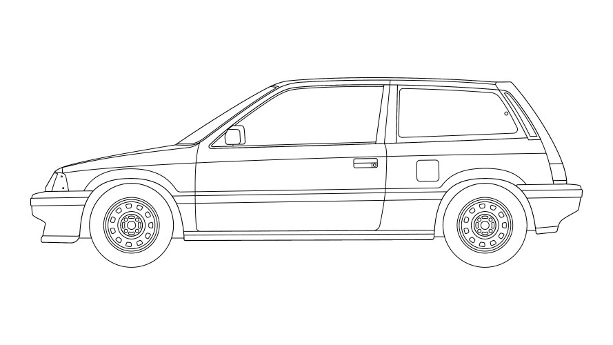 Honda Civic Vector Images (over 110)