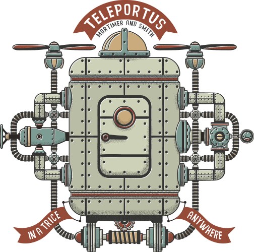 Teleportation Machine Vector Images (over 150)