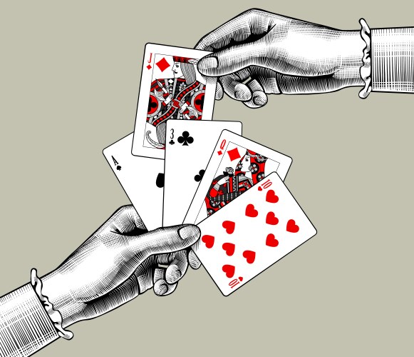 Female hand with open fan Royalty Free Vector Image