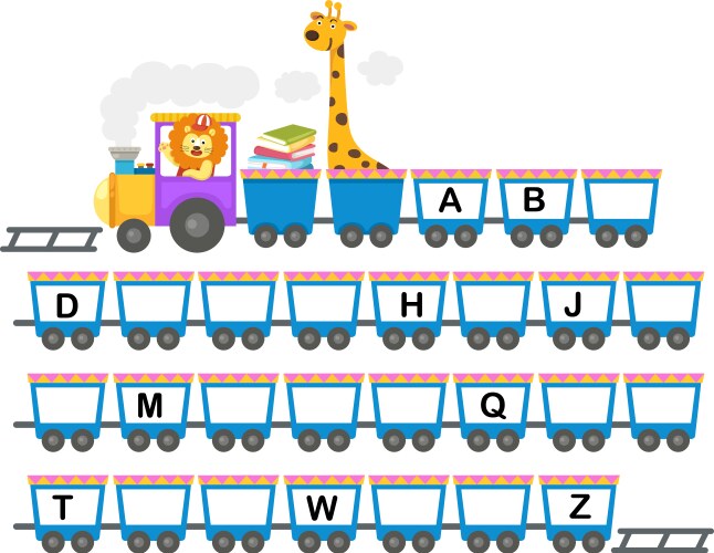 Fill in the missing letters Royalty Free Vector Image