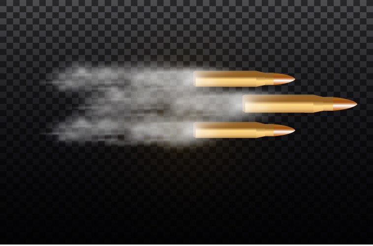 Flying bullet Royalty Free Vector Image - VectorStock