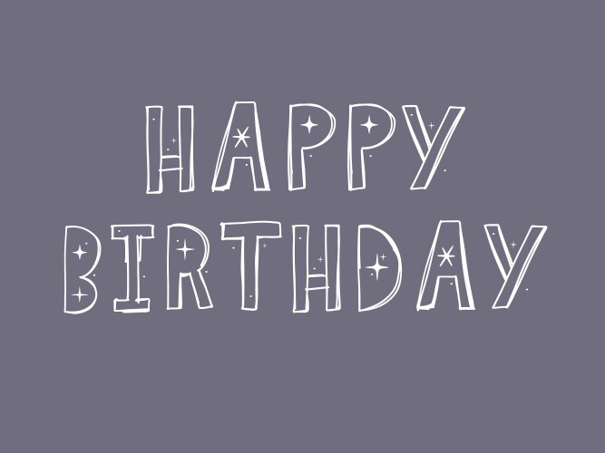 Happy Birthday Script Vector Images (over 5,000)