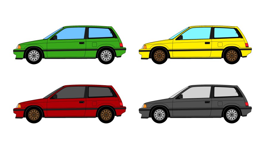 Honda Civic Vector Images (over 110)