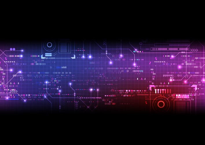 Purple Cyber Background Vector Images (over 15,000)