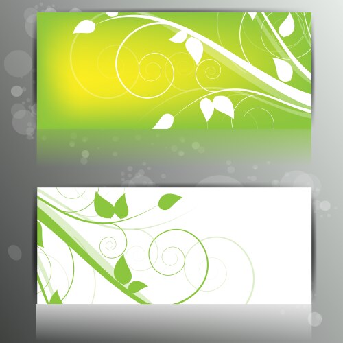 Abstract card with floral background Royalty Free Vector