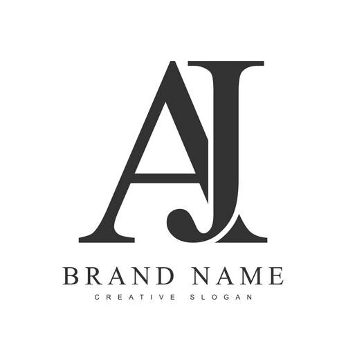 Aj logos Vector Images & Graphics for Commercial Use | VectorStock