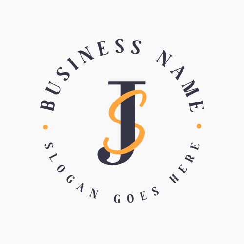 Elegant letter sp initials logo for corporate Vector Image