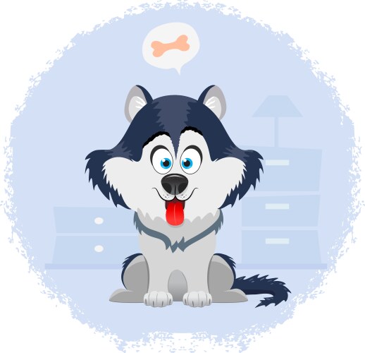 Husky Cartoon Vector Images (over 5,700)