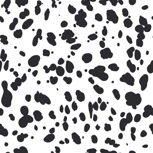 Dalmatian dog seamless pattern Royalty Free Vector Image