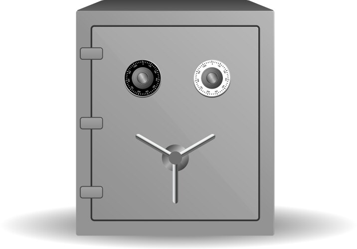 Safe flat icon Royalty Free Vector Image - VectorStock