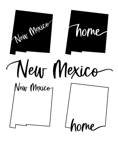 New Mexico State Outline Vector Images (over 580)