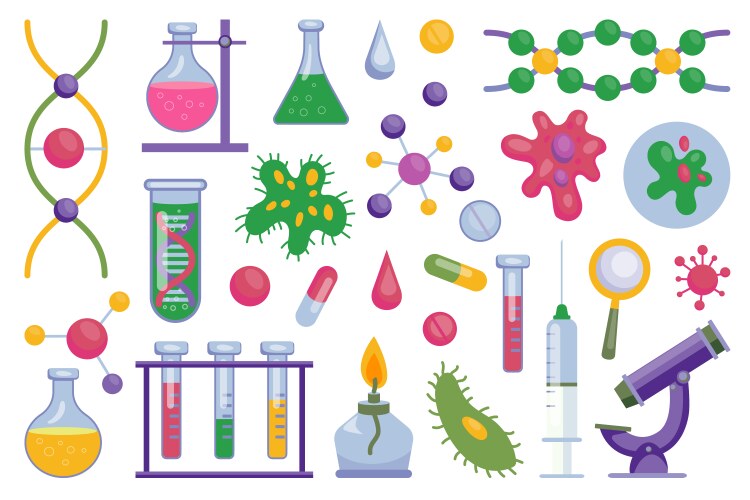 Science laboratory research Royalty Free Vector Image