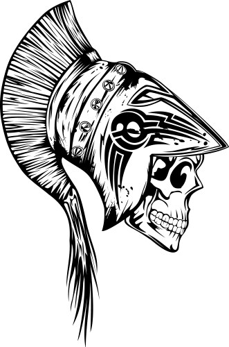 Legionary helmet Royalty Free Vector Image - VectorStock