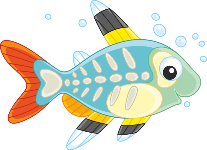 X-Ray Fish Cartoon Vector Images (over 230)