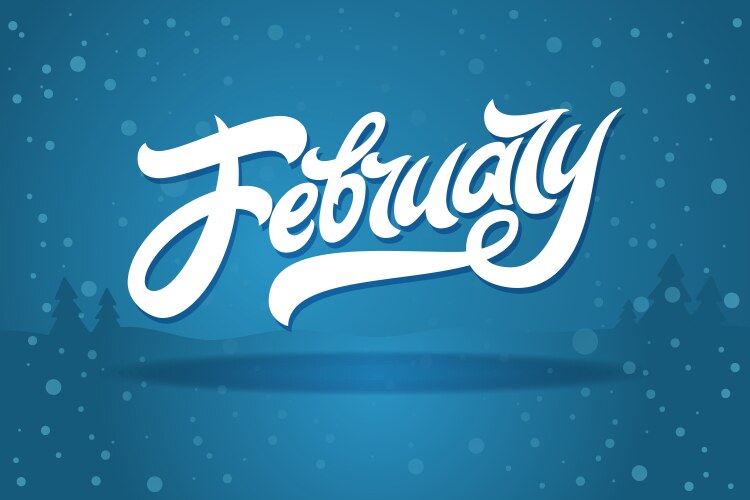 February Word Vector Images (over 5,000)
