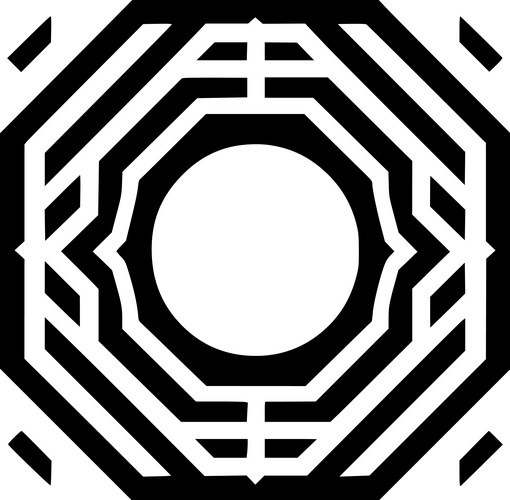 Geometric Octagon Gem Icon – Royalty-Free Vector | VectorStock