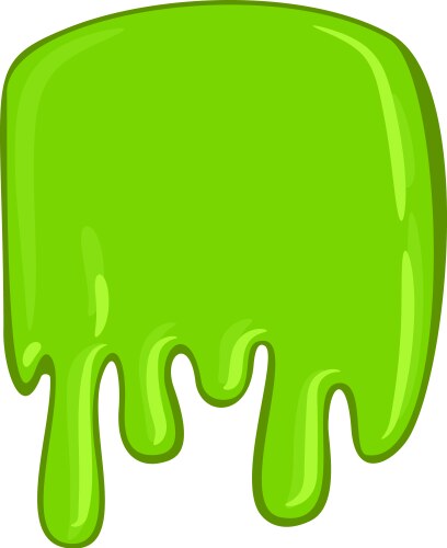 Green slime symbol Royalty Free Vector Image - VectorStock