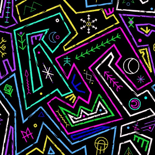 Neon Runes Vector Images (over 190)