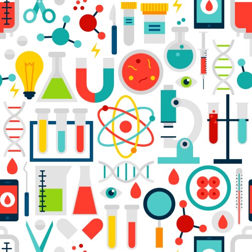 Science laboratory research Royalty Free Vector Image